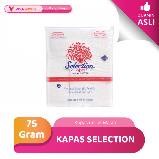 Kapas Selection Kapas untuk Wajah (75 Gram)