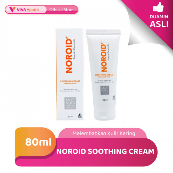 Noroid Soothing Cream Melembabkan Kulit Kering (80 ml)