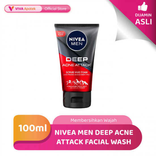 Nivea Men Deep Acne Attack Facial Wash (100 ml)