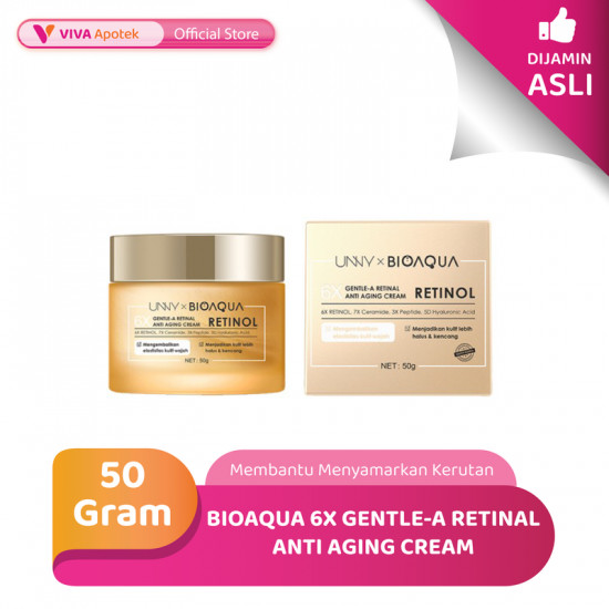 Bioaqua 6X Gentle-A Retinal Anti Aging Cream (50 Gram)