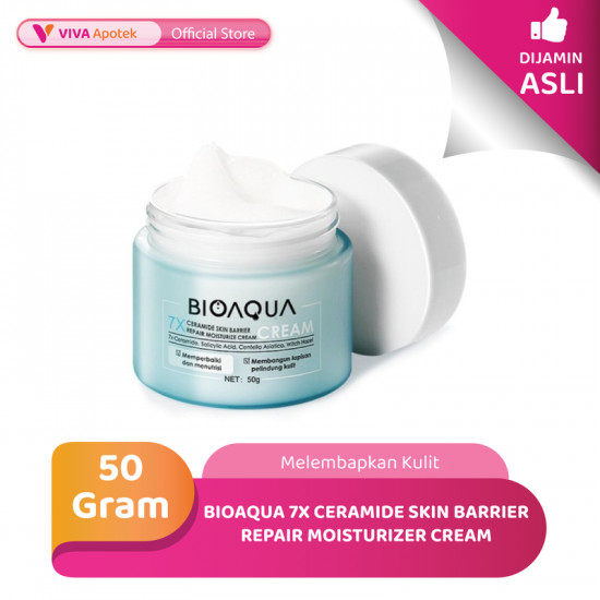 Bioaqua 7X Ceramide Skin Barrier Repair Moisturizer Cream (50 Gram)