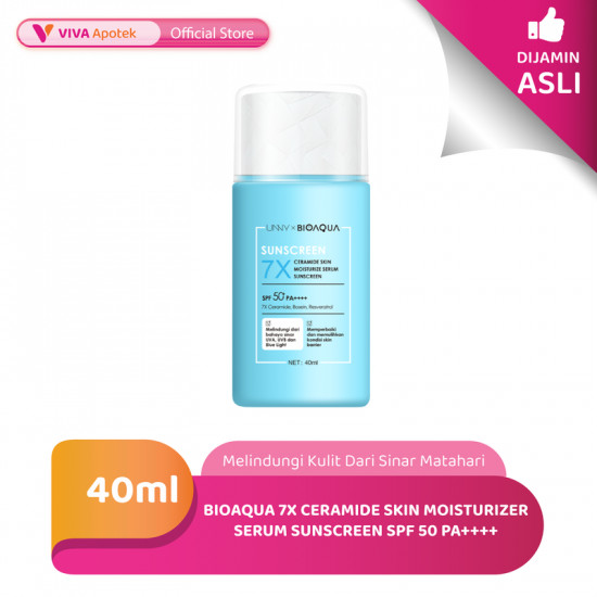 Bioaqua 7X Ceramide Skin Moisturizer Serum Sunscreen SPF 50 PA++++ (40 ml)