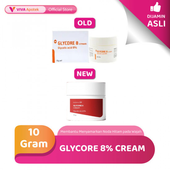 Glycore 8% Cream Membantu Menyamarkan Noda Hitam pada Wajah (10 Gram)