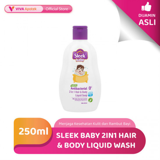 Sleek Baby 2IN1 Hair & Body Liquid Wash (250 ml)