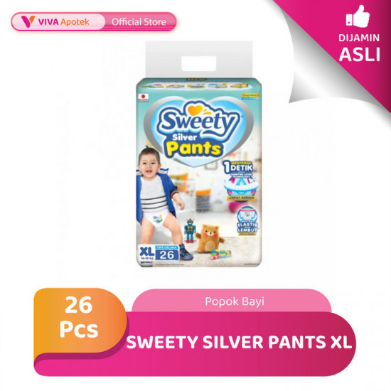 Sweety Silver Pants XL (26 Pcs)