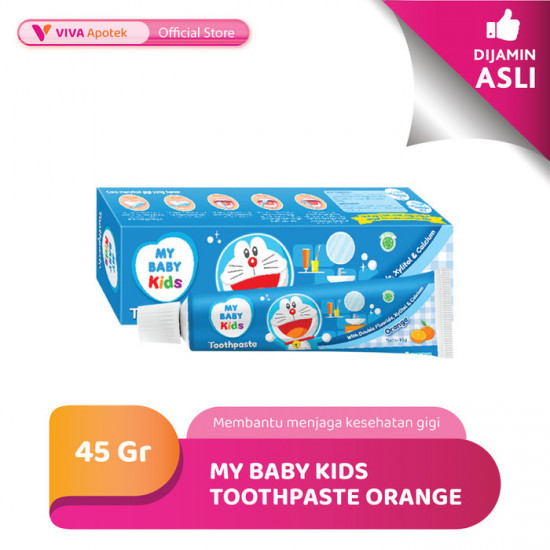 My Baby Kids Toothpaste Orange Pasta Gigi Anak (45 Gram)