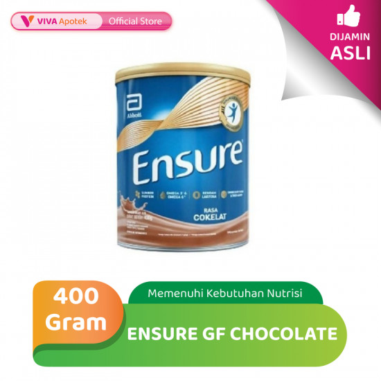 Ensure Gold Cokelat Susu Nutrisi Dewasa Rendah Lactosa (380 Gram)
