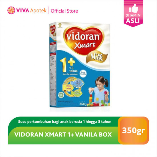 Vidoran Xmart 1+ Vanila Susu Formula 1-3 Tahun (350 Gram)