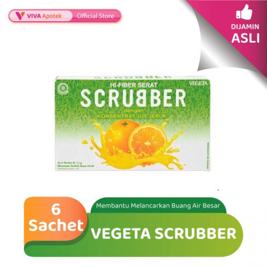 Vegeta Scrubber Box Sachet 6'S