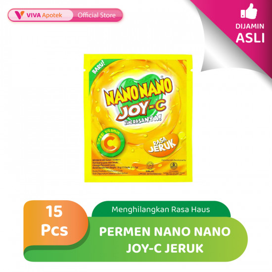 Permen Nano Nano Joy-C Jeruk (1 Sachet)