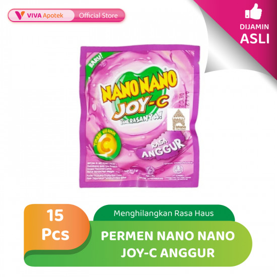 Permen Nano Nano Joy-C Anggur Sachet