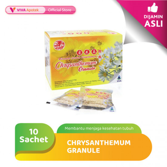 Chrysanthemum Granule Teh Herbal (10 Sachet)