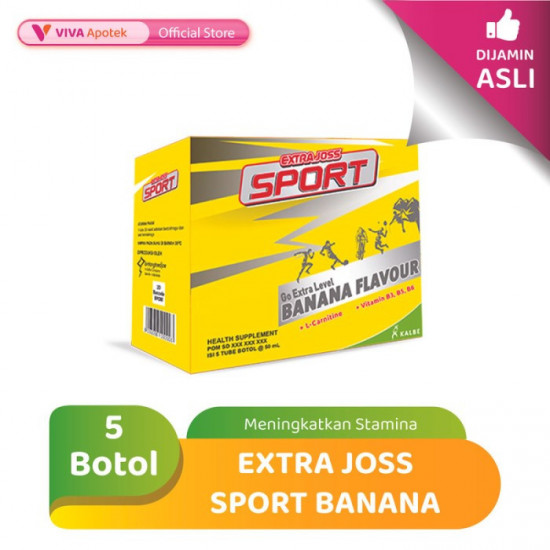 Extra Joss Sport Banana untuk Meningkatkan Stamina (5 Botol)
