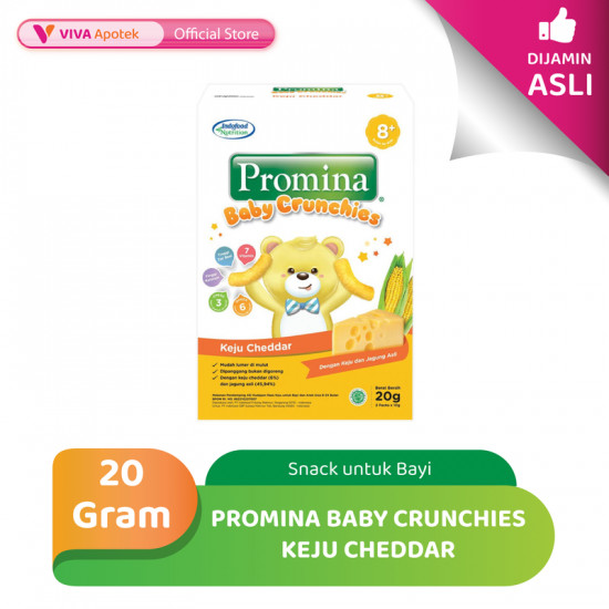 Promina Baby Crunchies Keju Cheddar (20 Gram)
